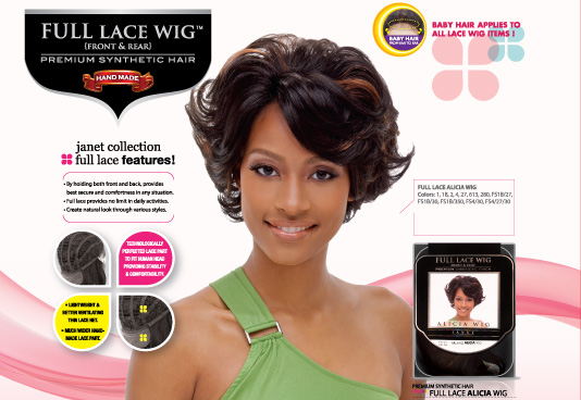 Janet Collection Synthetic Lace Front Wig