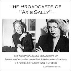 Axis Sally aka Mildred Gillars Nazi Radio Set MP3 CD, Download, USB