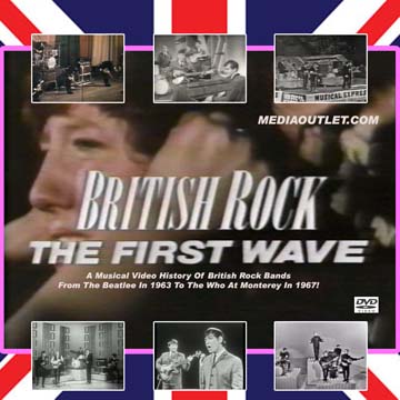 British Rock: The First Wave DVD, MP4 Video Download. USB Flash Drive