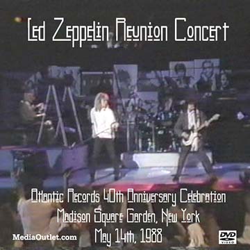Led Zeppelin Reunion Atlantic Records 40th Anniversary DVD, MP4, USB