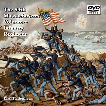 The African-American Civil War 54th Massachusetts Infantry DVD MP4 USB