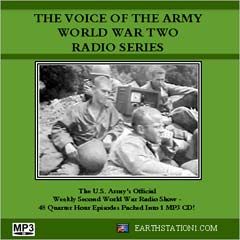 Voice Of The Army WWII Radio Series MP3 Set CD, Download, USB Drive