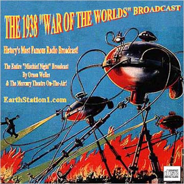 War Of The Worlds 1938 Orson Welles Radio Broadcast CD, Download, USB