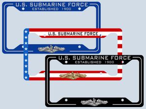 Submarine License Plate Frames