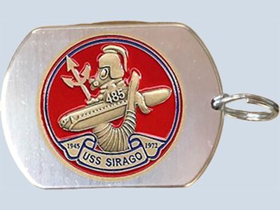 Aluminum Challenge Coin Key Ring