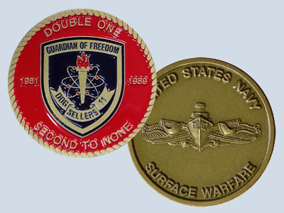 USS Sellers DDG 11 Challenge Coin