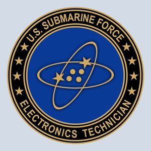 Submarine Rating Decal: Electronics Technician (ET)