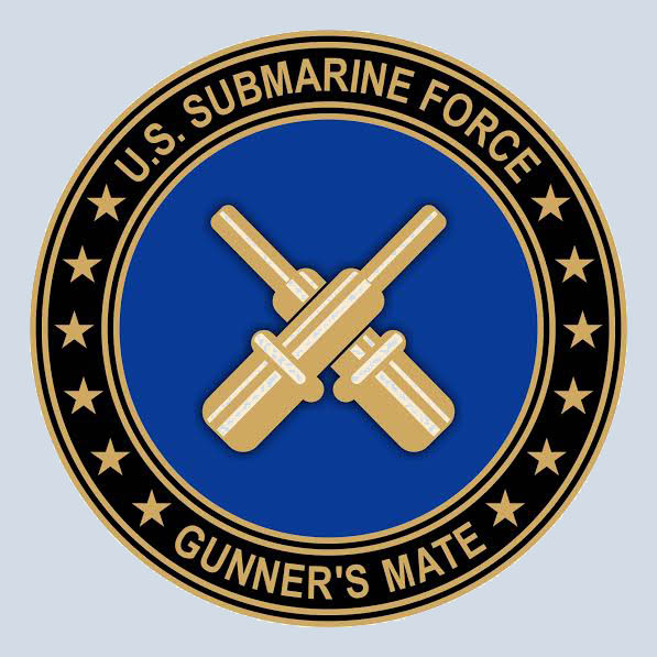 Submarine Rating Decal: Gunner's Mate (GM)