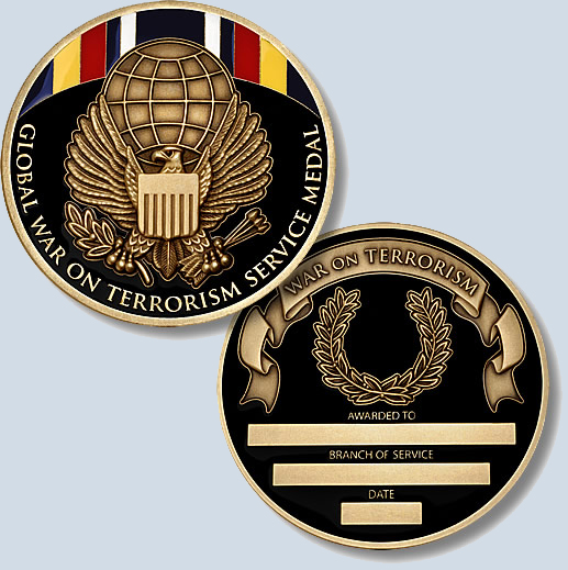 Global War on Terrorism Service Medal Coin