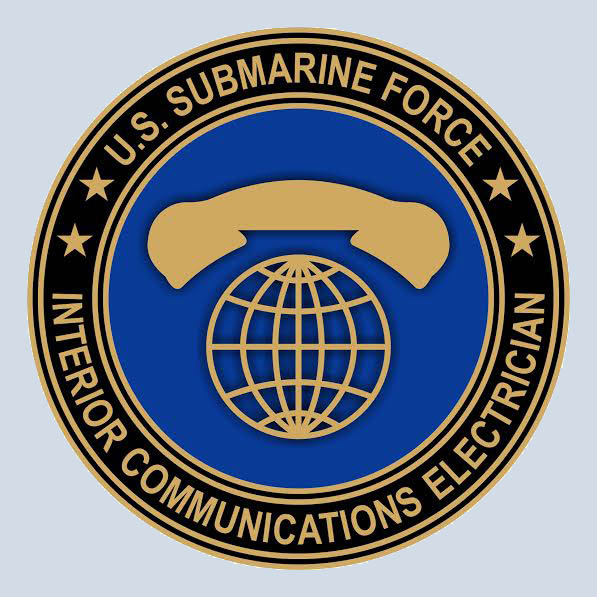 Submarine Rating Decal: Interior Communications Electrician (IC)