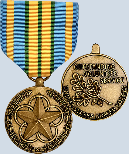 Full Size Medal: Military Outstanding Volunteer Service