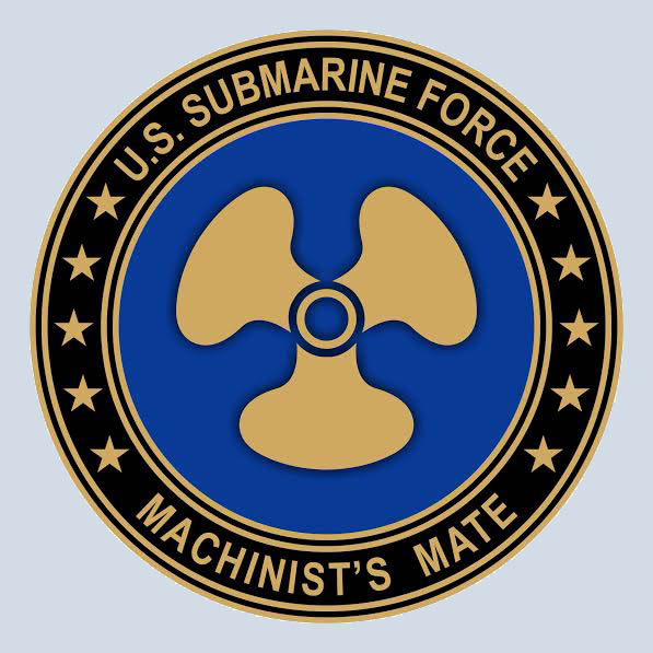 Submarine Rating Decal: Machinist's Mate (MM)