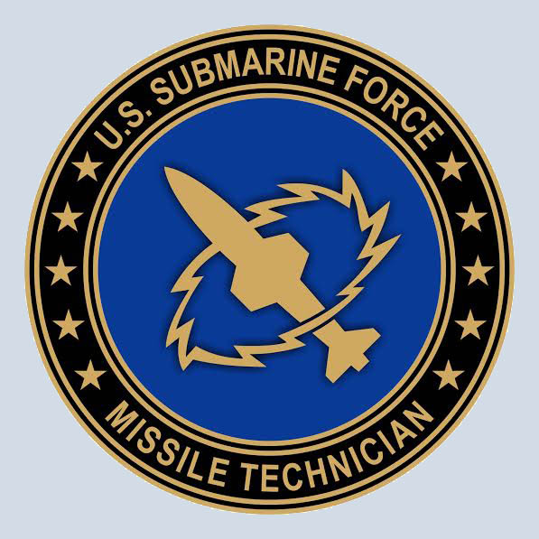 Submarine Rating Decal: Missile Technician (MT)