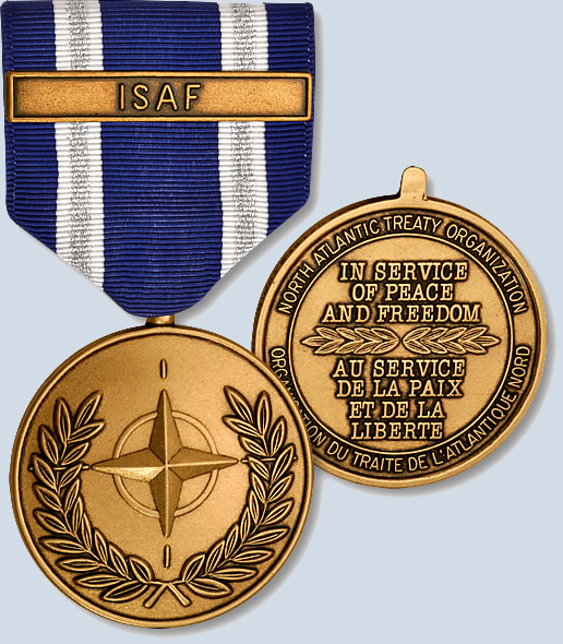 Full Size Medal: NATO International Security Assistance Force (ISAF)