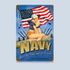 Steel Sign: Navy Pin Up