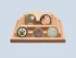 Wood Coin Display: Pyramid 3-Tier