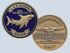 USS Shark Challenge Coin