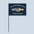 United States Submarine Force Flag with Black Staff - 12"x18" (Two ...