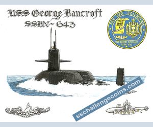 Submarine Art: USS George Bancroft SSBN 643