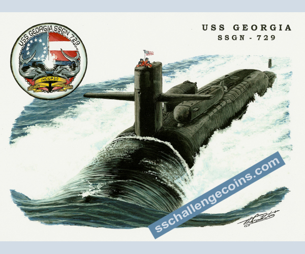 Submarine Art: USS Georgia SSGN-729