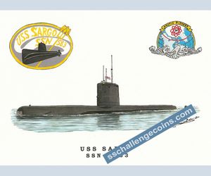 Submarine Art: USS Sargo SSN-583