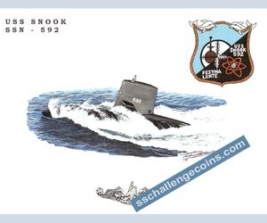 Submarine Art: USS Snook SSN 592