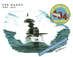 Submarine Art: USS Haddo SSN-604