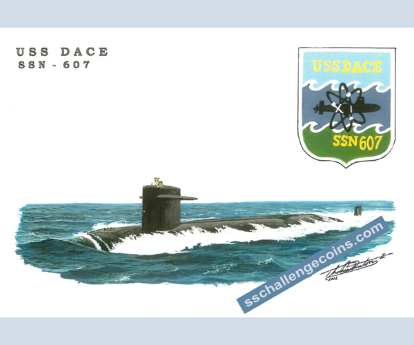 Submarine Art: USS Dace SSN-607