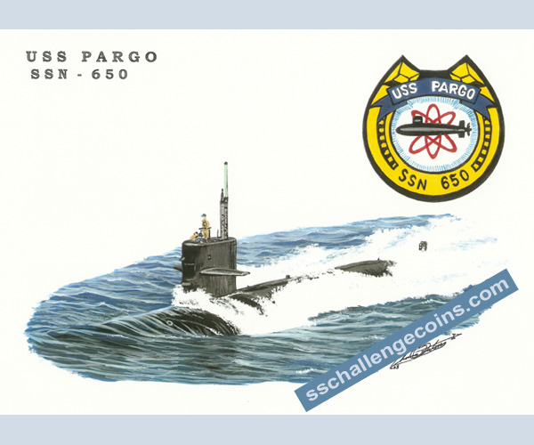 Submarine Art: USS Pargo SSN-650