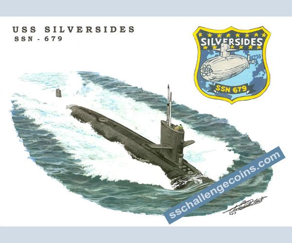 Submarine Art: USS Silversides SSN 679