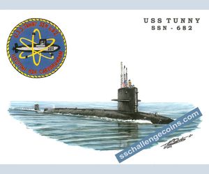 Submarine Art: USS Tunny SSN 682