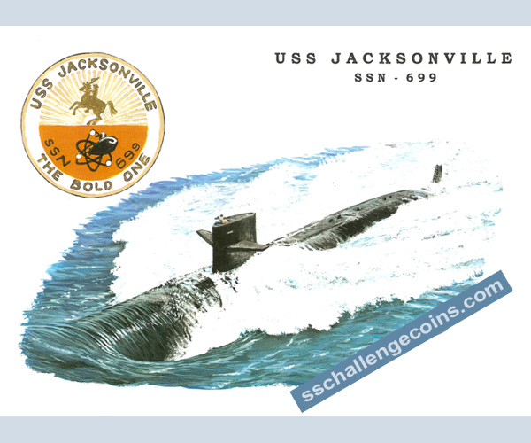 Submarine Art: USS Jacksonville SSN 699