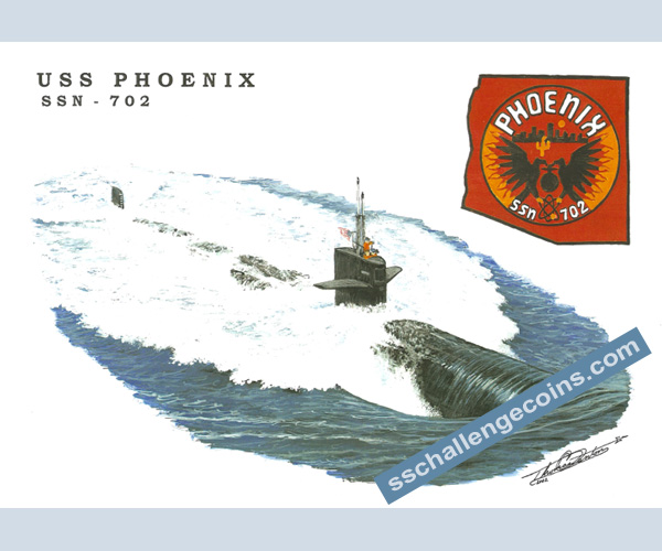 Submarine Art: USS Phoenix SSN 702