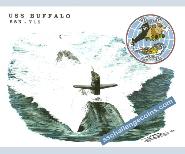 Submarine Art: USS Buffalo SSN 715