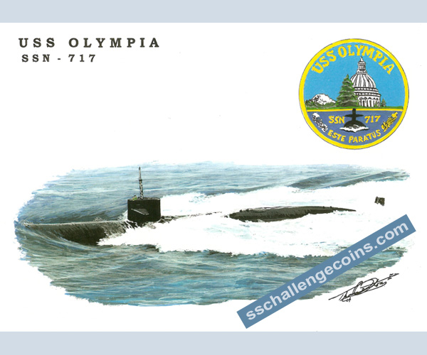 Submarine Art: USS Olympia SSN 717
