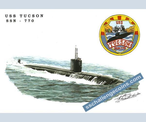 Submarine Art: USS Tucson SSN 770