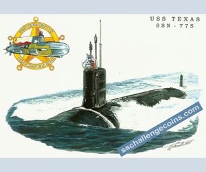 Submarine Art: USS Texas SSN 775