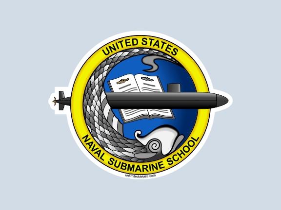 Submarine Decal: Submarine School (Groton)