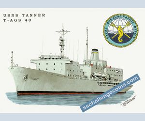 Submarine Art: USNS Tanner T-AGS-40
