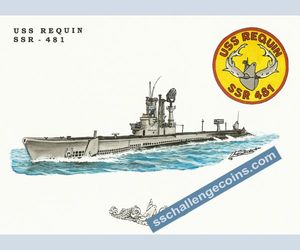 Submarine Art: USS Requin SS 481