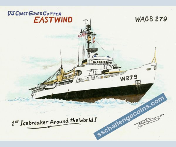 Submarine Art: USCGC Eastwind WAGB-279