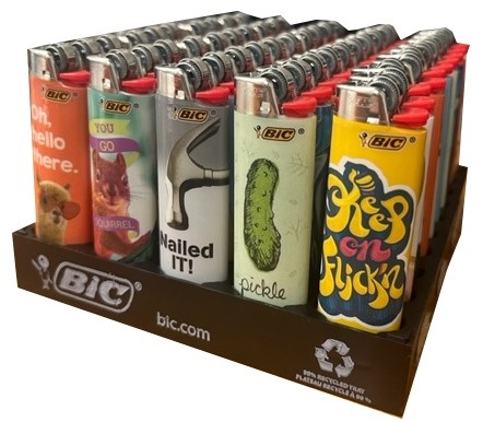 Bic Favorite Lighter (DESIGNS MAY VARY) - Bic Lighters