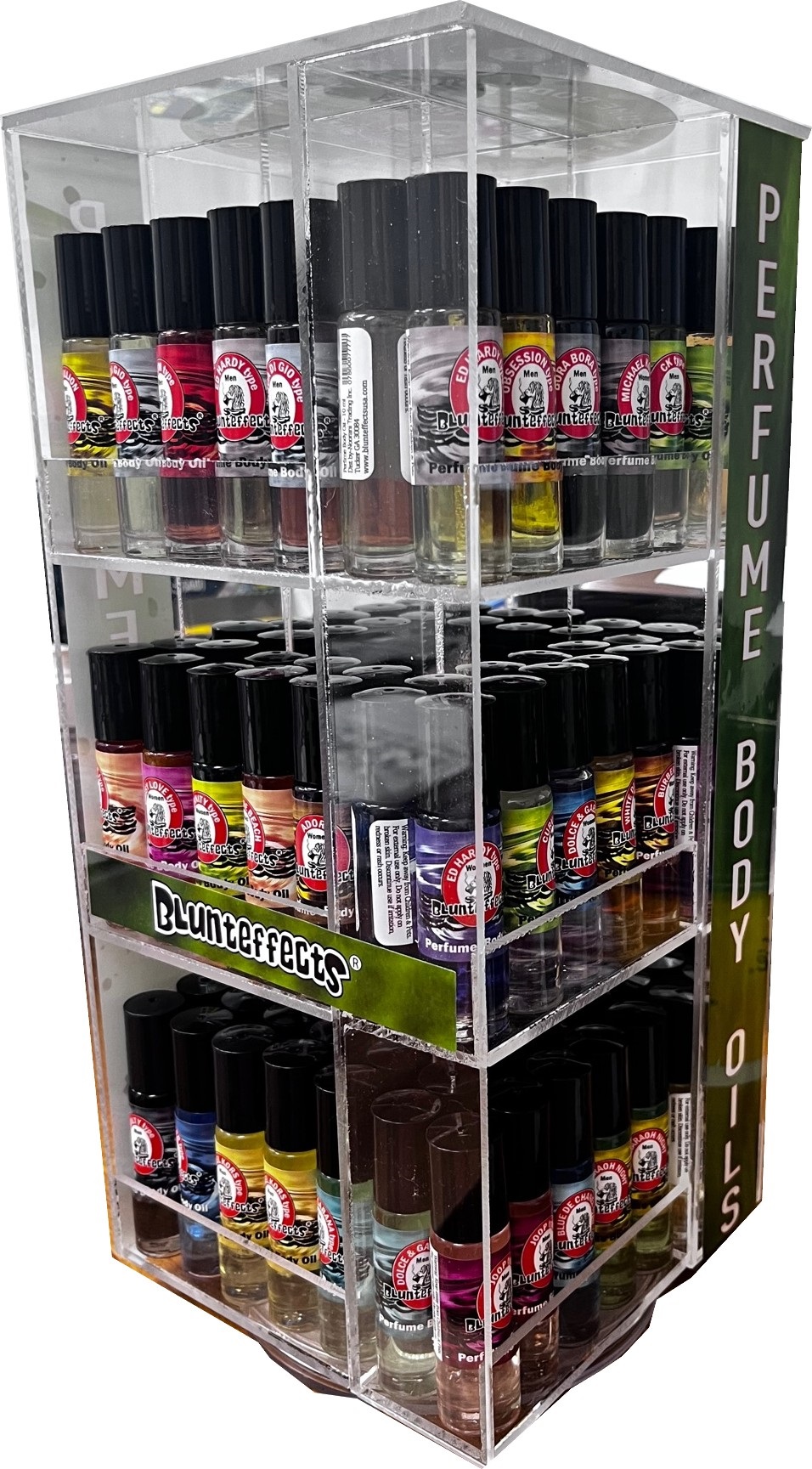 Blunt Effect Body Oil Roll On 120ct Display - Incense & Oils