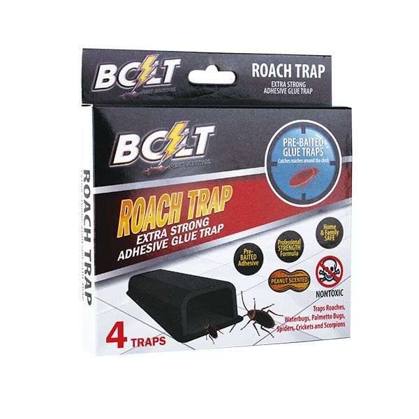 Bolt Roach Trap 4ct, 12box - Roach & Mouse Traps