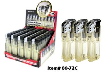 Clear Electric Lighter - Clear / Cheap Lighters
