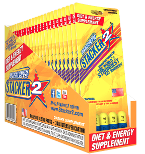 Stacker 2 Ephedra Free Fat Burner Packets - 5hr Energy Vitamins/Supplements