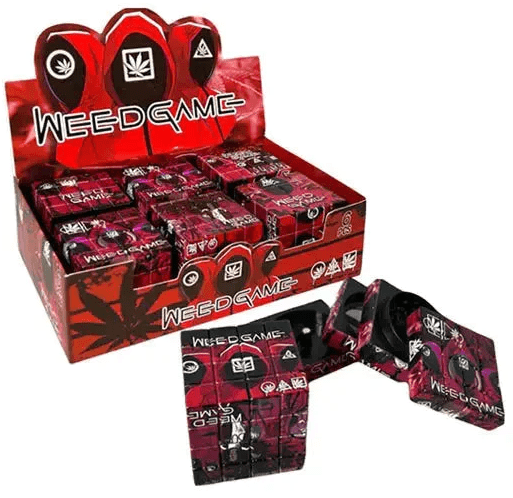 Weed Games Rubix Cube Grinder 6/bx - Pipes, Grinders & Accesories