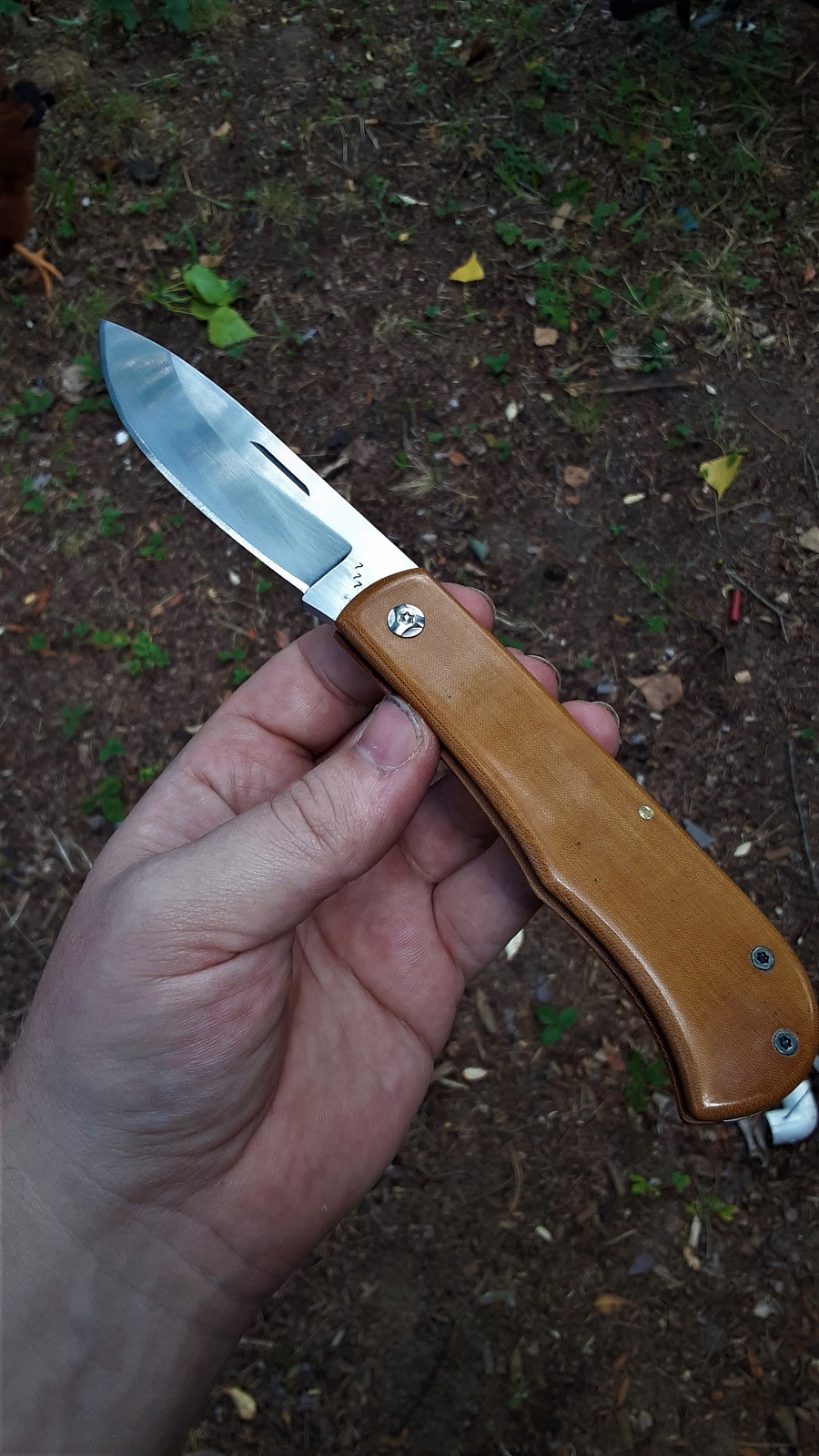 Brown Linen Micarta Ultra-light