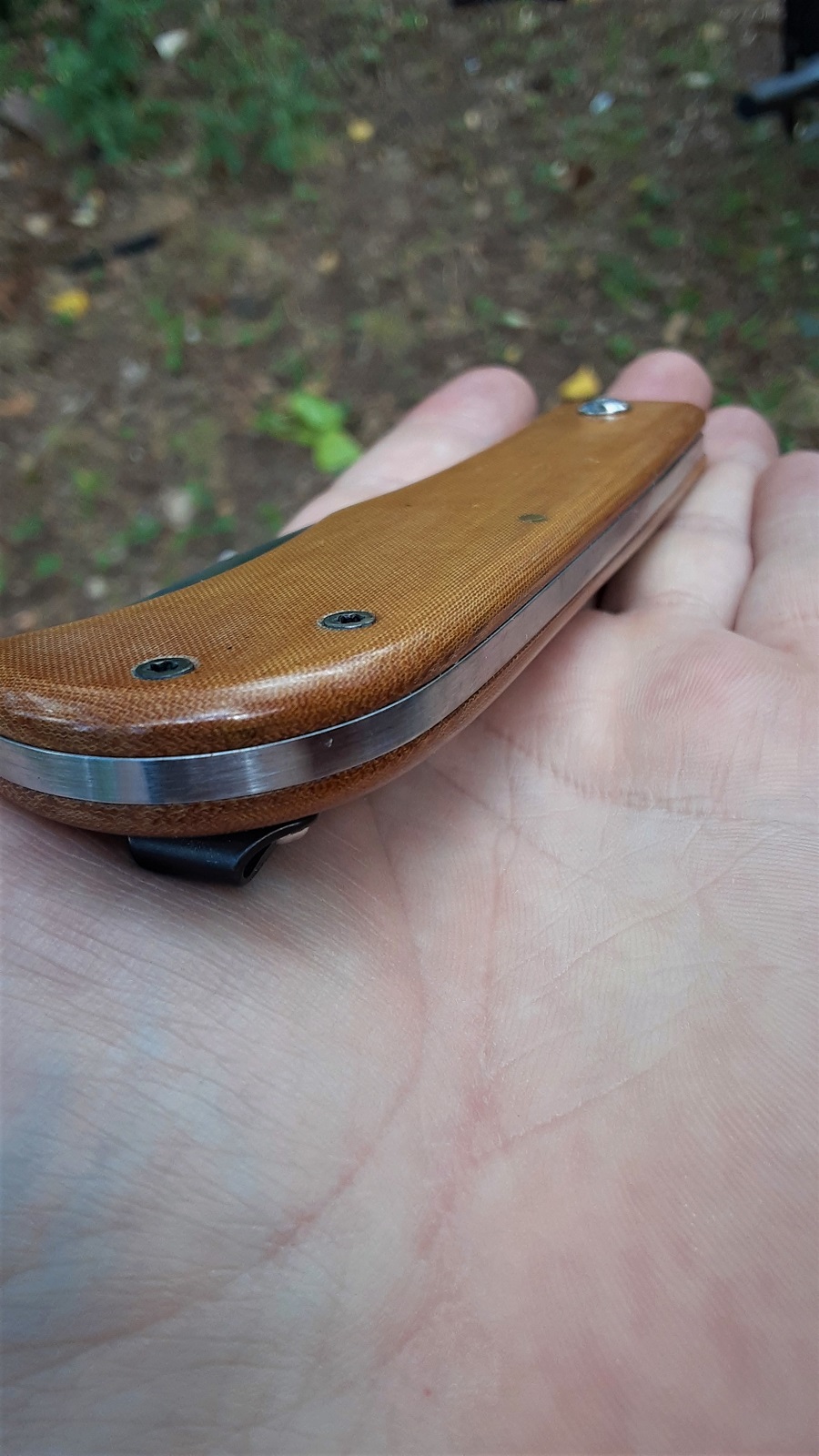 Brown Linen Micarta Ultra-light
