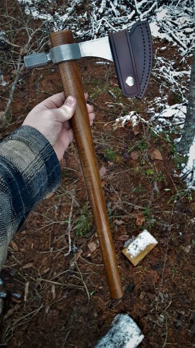 Hand forged tomahawk